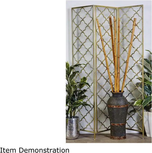 UMA Enterprises 303843 Metal Wire 3 Panel Screen, 57"W, 79"H - Newegg.com