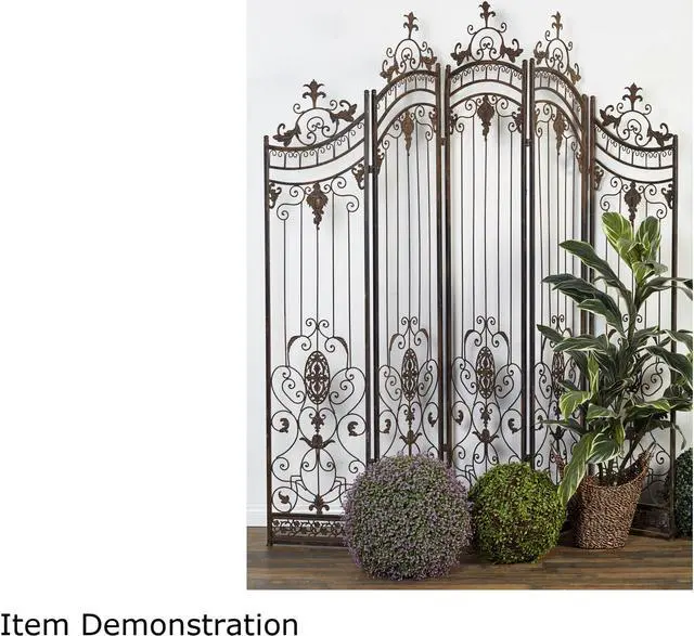 UMA Enterprises 301187 Metal 5 Panel Screen, 79"H, 80"W - Newegg.com