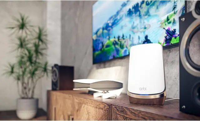 Netgear Orbi RBRE960 Wi-Fi 6E IEEE 802.11ax Ethernet Wireless Router ...