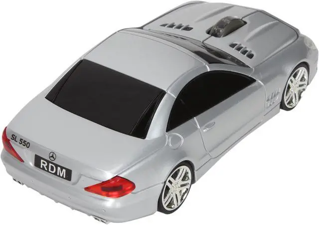 Road Mice Mercedes SL550 HP-11MBS5SXA Silver 1 x Wheel USB RF Wireless ...