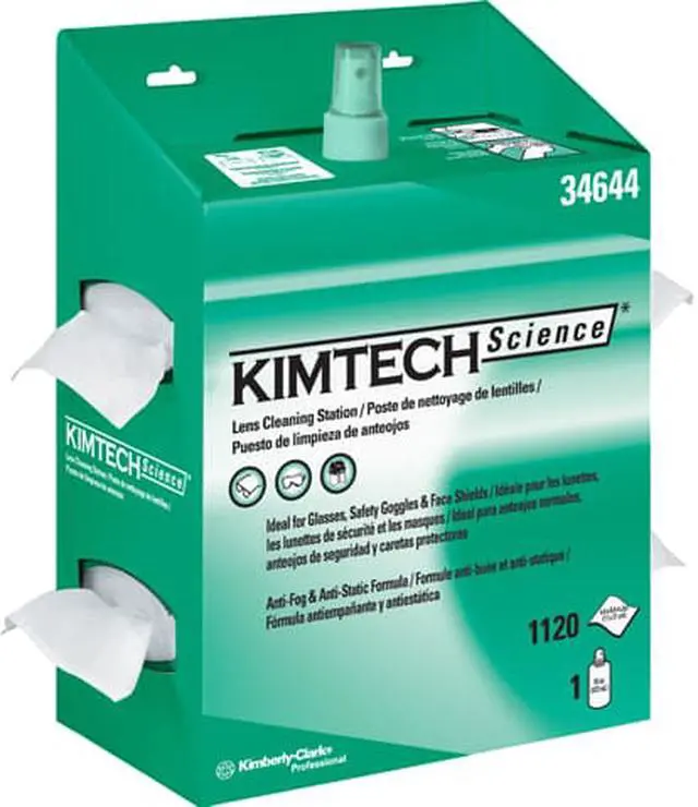 Kimberly-Clark 34644 Kimtech Science Kimwipes Lens Cleaning Station 4.5 ...