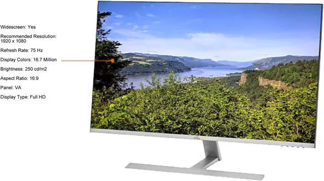 CTL IP2381 24" (23.8" viewable) Full HD LED LCD Monitor - 16:9 - Gray ...