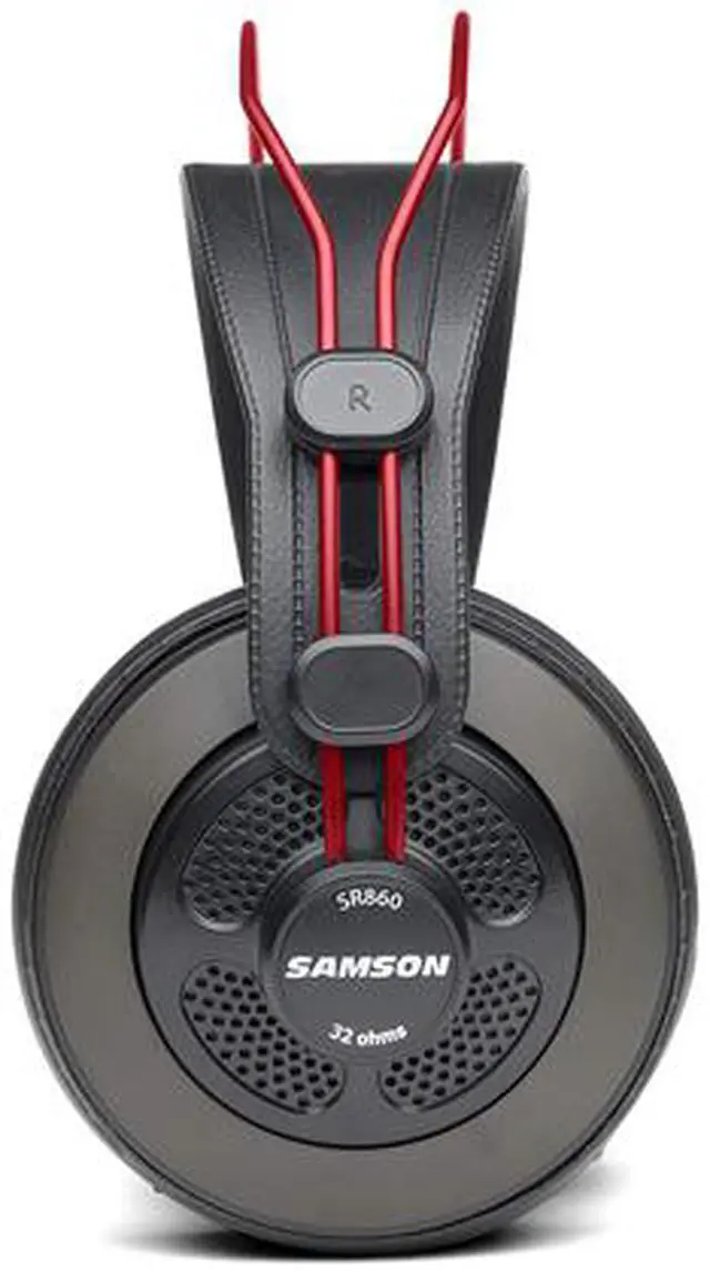 Samson SR860 Over-Ear Professional Semi-Open Studio Reference Small ...