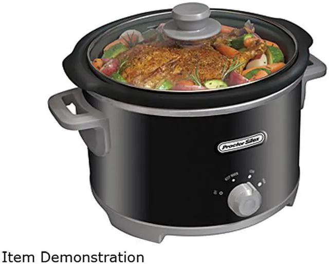 Hamilton Beach - PROCTOR SILEX 4 QUART SLOW COOKER BLACK - Newegg.com