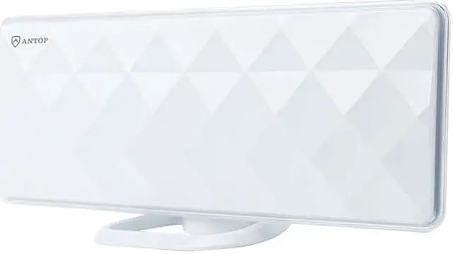 Antop Flat-Panel AT-201B Indoor HDTV Antenna with Smartpass Amplifier ...