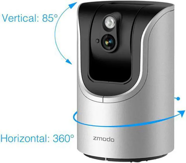Zmodo HD 720p Pan & Tilt IR Night Vision Smart Wireless IP Security ...
