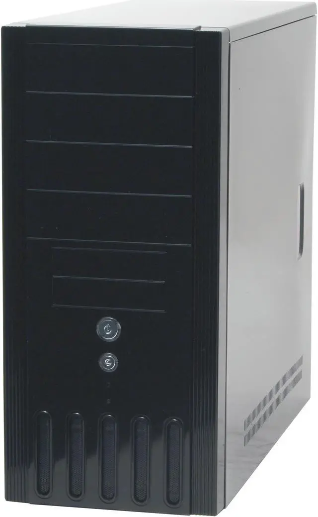 XCLIO 6010BK Fully Black High Gloss Finish Computer Case - Newegg.com