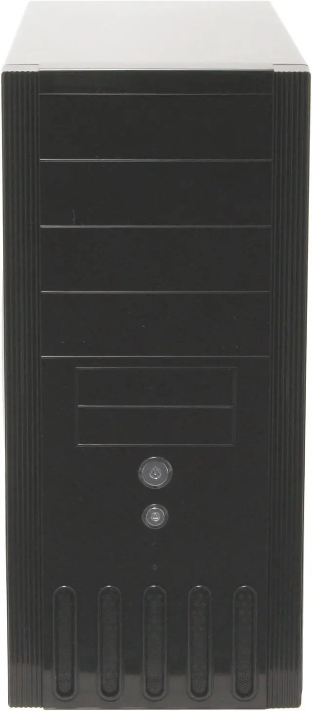 XCLIO 6010BK Fully Black High Gloss Finish Computer Case - Newegg.com