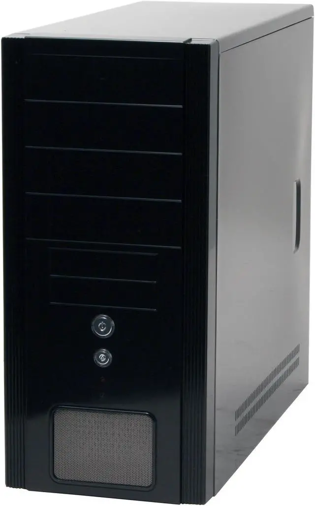 XCLIO 6020BK Fully Black High Gloss Finish Computer Case - Newegg.com