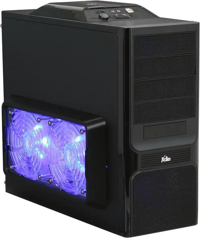 XCLIO Godspeed One Advanced Fully Black Finish Computer Case - Newegg.ca