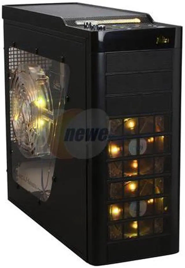 XCLIO Blackhawk Color Black Finish Extreme Cooling PC Case - Newegg.com
