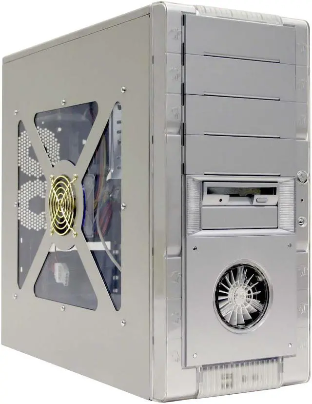ATOP AT830ASW Silver Computer Case - Newegg.com