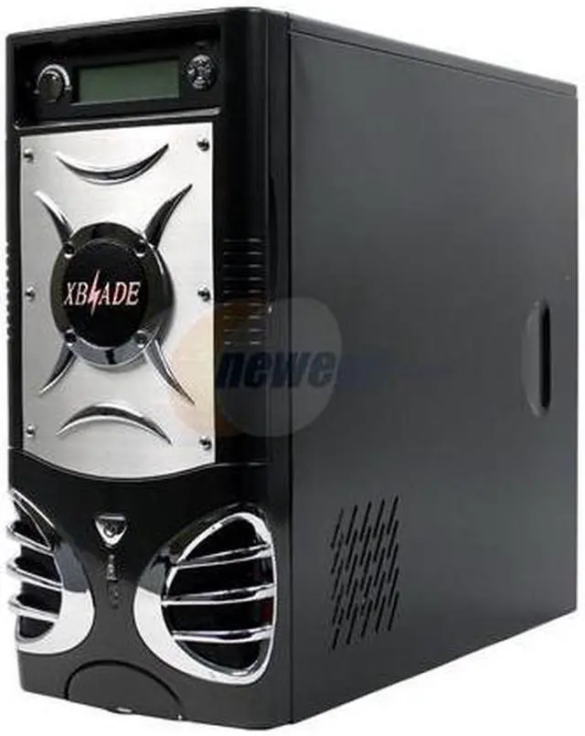 ATOP XBlade AT859A-BK-LCD Black/Silver Computer Case - Newegg.com