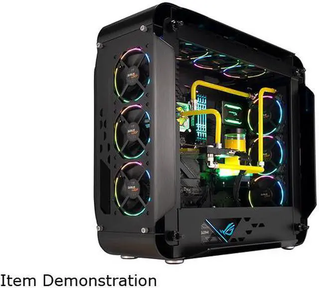 In Win 925 Black E-ATX Full Tower - Front Addressable RGB Display ...