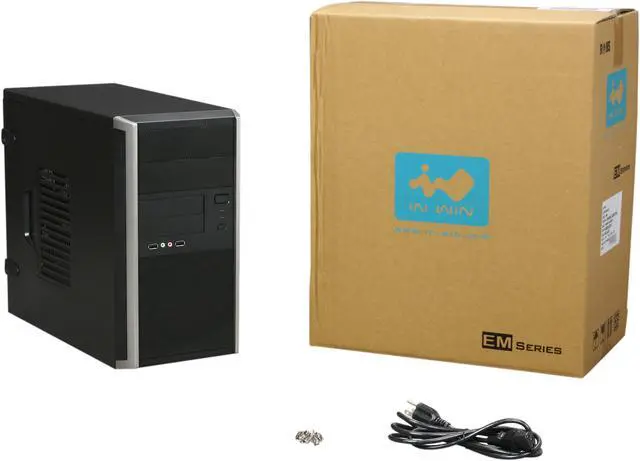 IN WIN EM Series EM035.CQ350SL Black Computer Case - Newegg.com