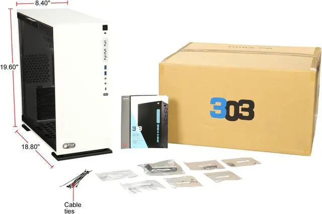 Open Box: IN WIN 303C WHITE White Computer Case - Newegg.com