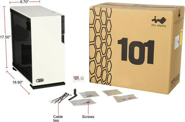 IN WIN 101C White White Computer Case - Newegg.com