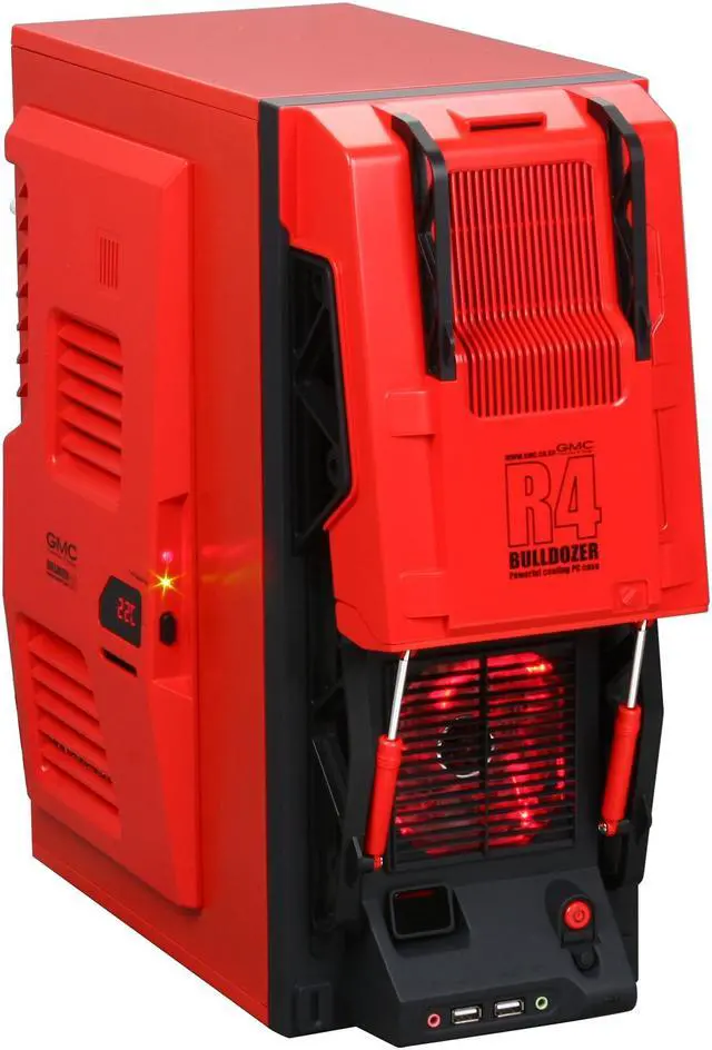 GMC AZT-GMCR4-RE Red Computer Case - Newegg.com