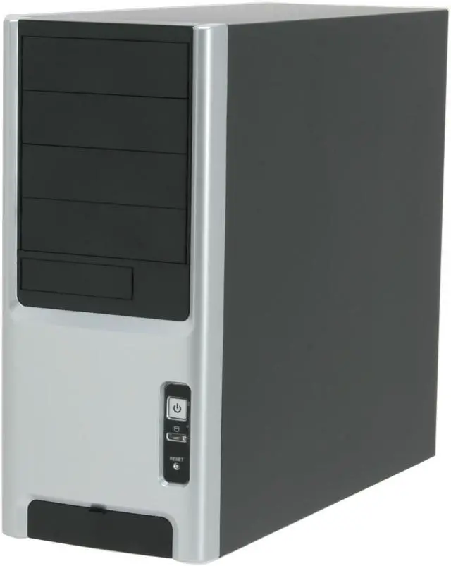 Open Box: Enlight PA411212 Black/ Silver Computer Case - Newegg.com