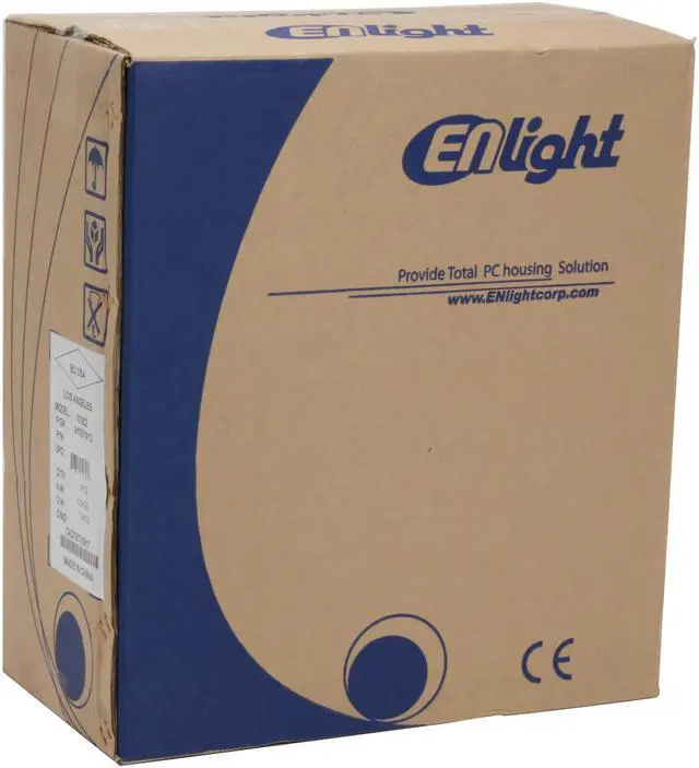 Enlight 74720CZ Black / Silver Computer Case - Newegg.com