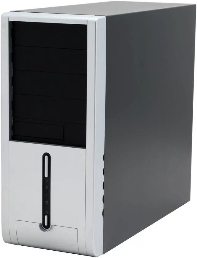 Enlight PA-410233 Black/ Silver Computer Case - Newegg.com