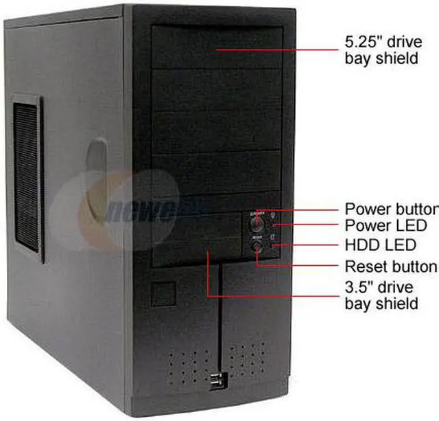 Enlight EN-7250-AL9 Black Computer Case - Newegg.com