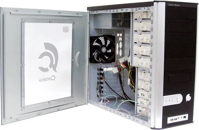 Cooler Master Centurion 5 CAC-T05-WWA Black/Silver Computer Case ...