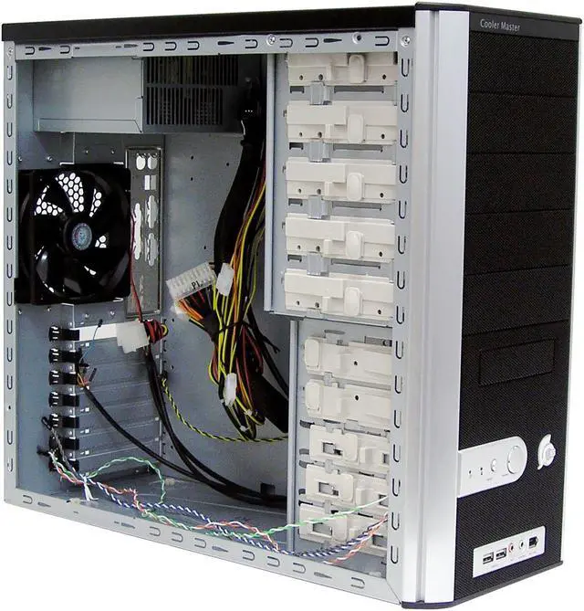 Cooler Master Centurion 5 CAC-T05-WWA Black/Silver Computer Case ...