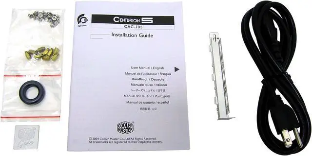 Cooler Master Centurion 5 CAC-T05-WWA Black/Silver Computer Case ...