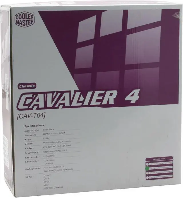 Cooler Master CAV-T04-UWC Silver Computer Case - Newegg.com