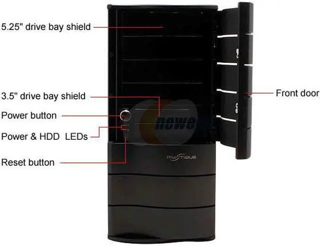 Cooler Master Mystique 631 RC-631-KWN1-GP Black Computer Case - Newegg.com