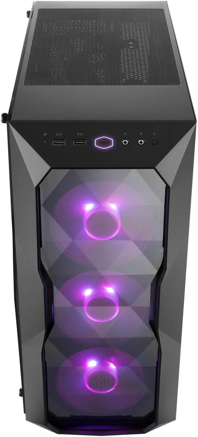 Cooler Master MasterBox TD500 ATX Mid Tower w/ 3D Diamond-Cut Design ...