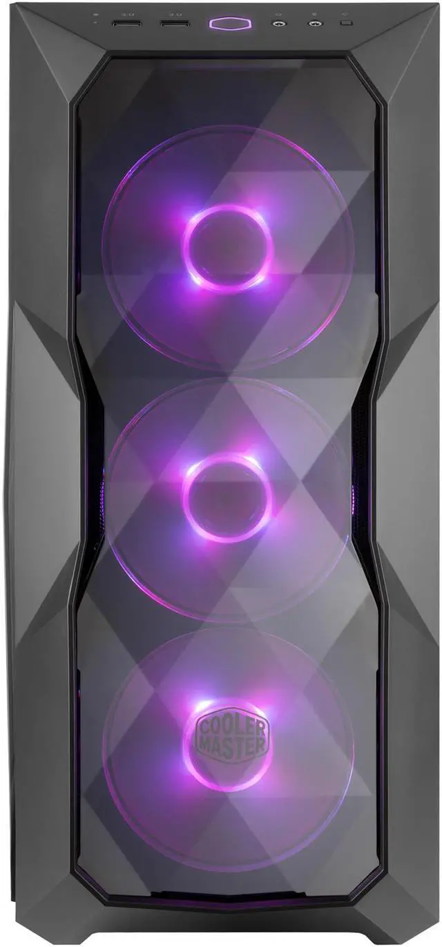 Cooler Master MasterBox TD500 ATX Mid Tower w/ 3D Diamond-Cut Design ...