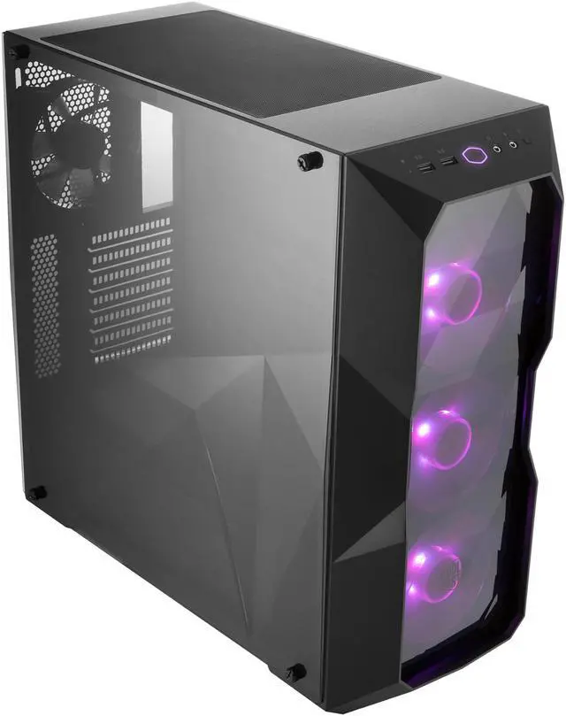 Cooler Master MasterBox TD500 ATX Mid Tower w/ 3D Diamond-Cut Design ...