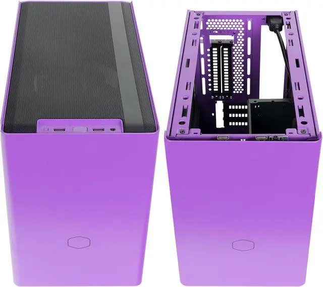 Cooler Master MasterBox NR200P Nightshade Purple SFF Small Form Factor ...