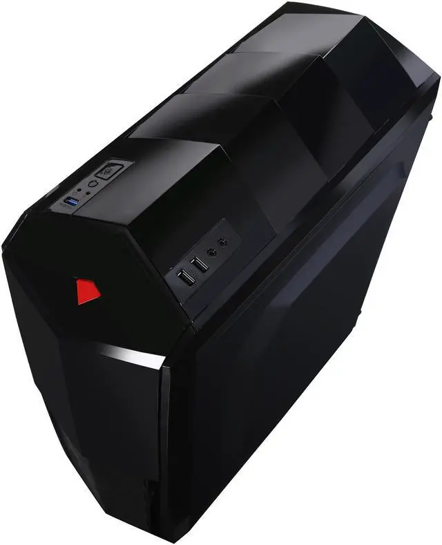 HEC 5BX5 Black Steel ATX Mid Tower Computer Case with 1 x 12cm Blue LED ...