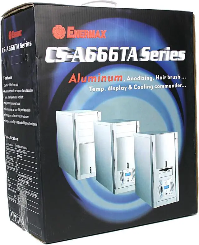 ENERMAX CS-A666TA-D3 Blue Computer Case - Newegg.com