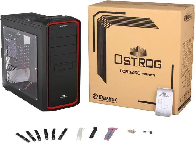 ENERMAX OSTROG ECA3253-BR Black / Red Computer Case - Newegg.com
