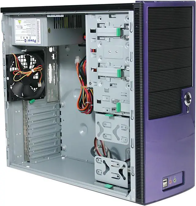 Ever Case GC4292P-M35 Purple/Black Computer Case - Newegg.com