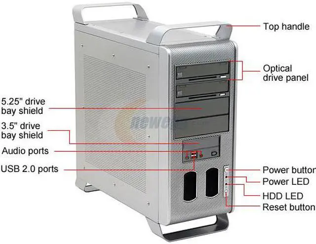 ARK 6097-C9 Silver Computer Case - Newegg.com