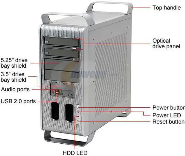 ARK 6097-C9 Silver Computer Case - Newegg.com
