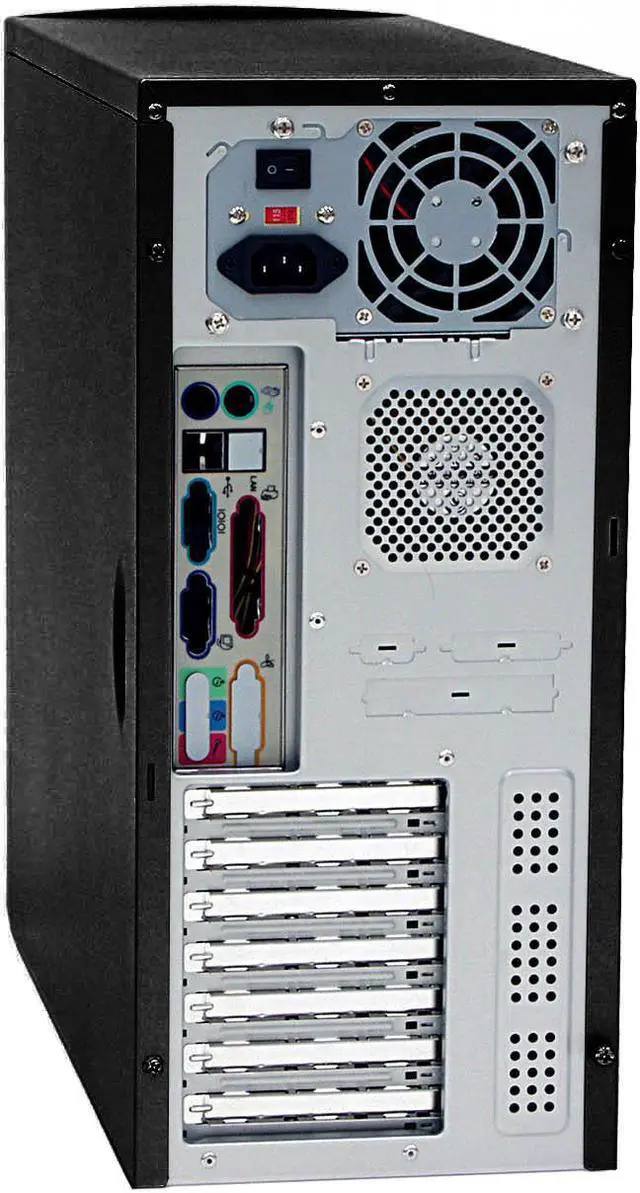 Open Box: LITE-ON HT 761B Black/Silver Computer Case - Newegg.com