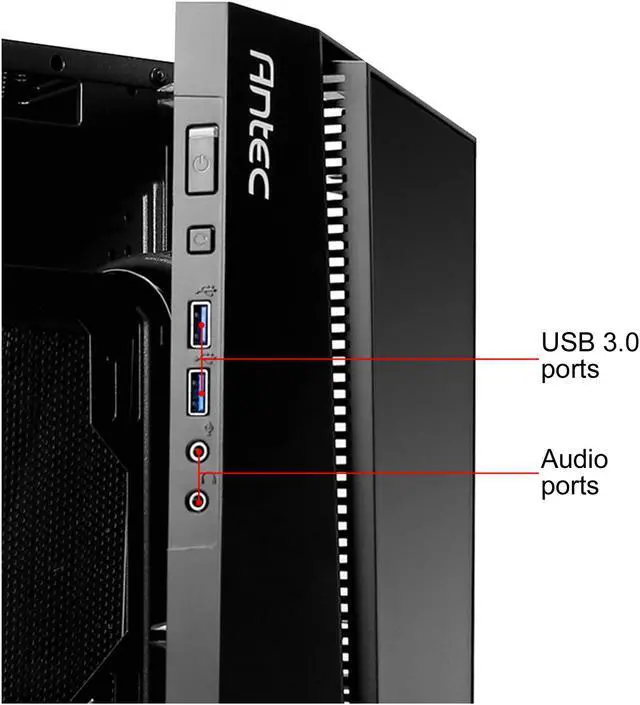 Open Box: Antec Performance Series P6 Black SGCC / Plastic Micro ATX ...