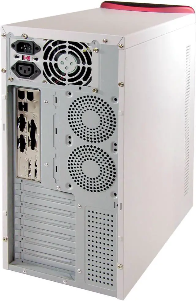 AOpen QF50 QF50C Red Silver/Red Computer Case - Newegg.com