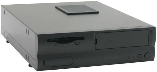 AOpen H340D2.0BK Black SECC MicroATX Desktop Computer Case 200W Power ...