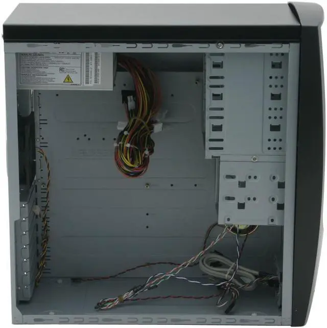 AOpen QF50A 2.0 QF50A2.0BK/SL Black w/Silver Computer Case - Newegg.com