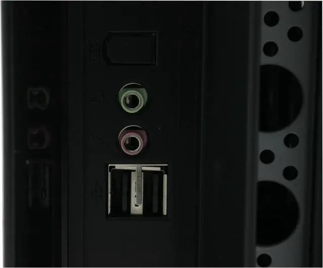 AOpen H420BBK/SL Black/Silver SECC MicroATX Mini Tower Computer Case ...