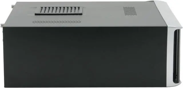 AOpen H420BBK/SL Black/Silver SECC MicroATX Mini Tower Computer Case ...