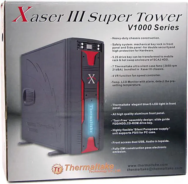 Thermaltake Xaser III V1000D Blue Computer Case - Newegg.ca