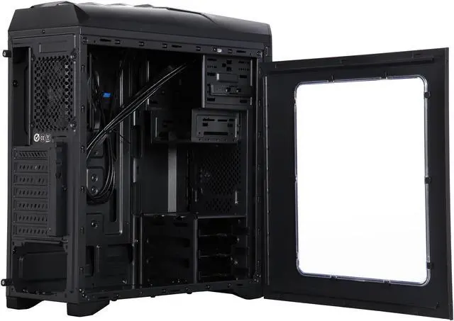 Open Box: Thermaltake Versa N25 Black SPCC ATX Gaming Mid Tower ...